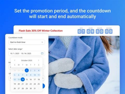 countdown timer to date and time