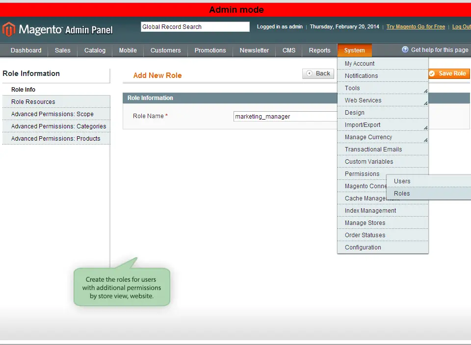 Magento Advanced Permissions | Magento User Roles | Magento User ...