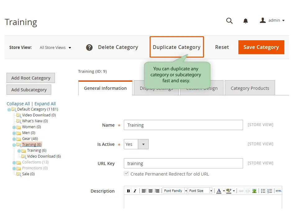 Magento 2 Duplicate Category Extension | Magento 2 Copy Categories Module by Amasty