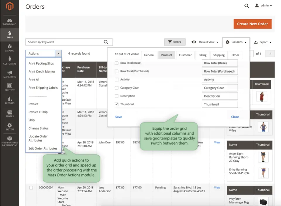 Magento 2 Order Grid Extension | Magento 2 Custom Order Grid | Magento 2 Create Custom Sales ...