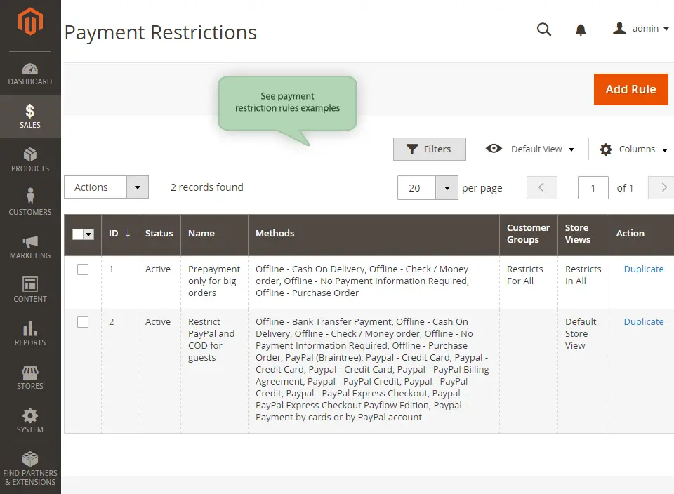 Magento 2 Payment Restrictions Extension | Magento 2 Restrict Payment Method | Magento 2 Payment ...