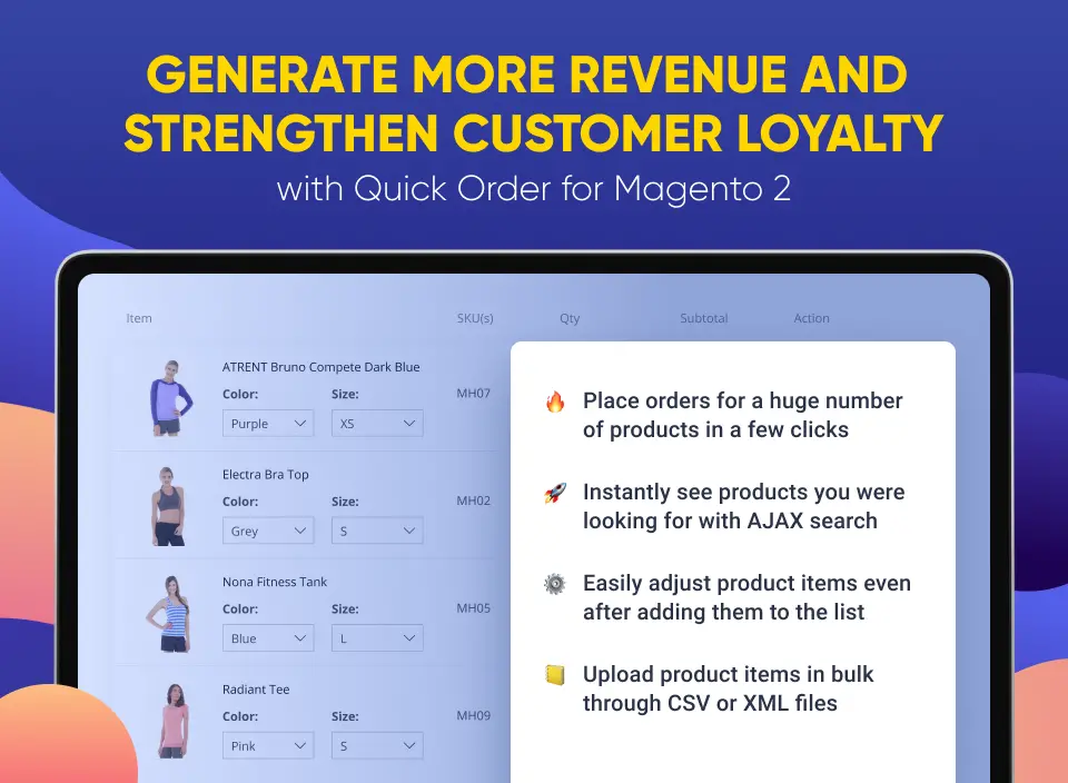 Magento 2 Quick Order by SKU Extension | Magento Fast Order