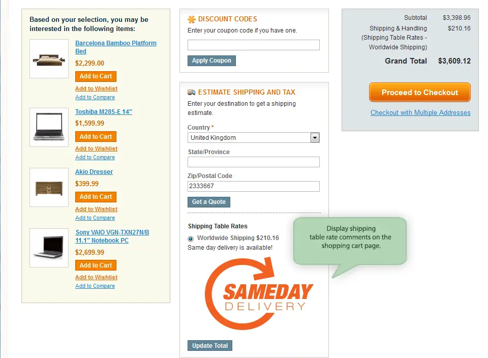 Magento Shipping Table Rates | Multiple Table Rates