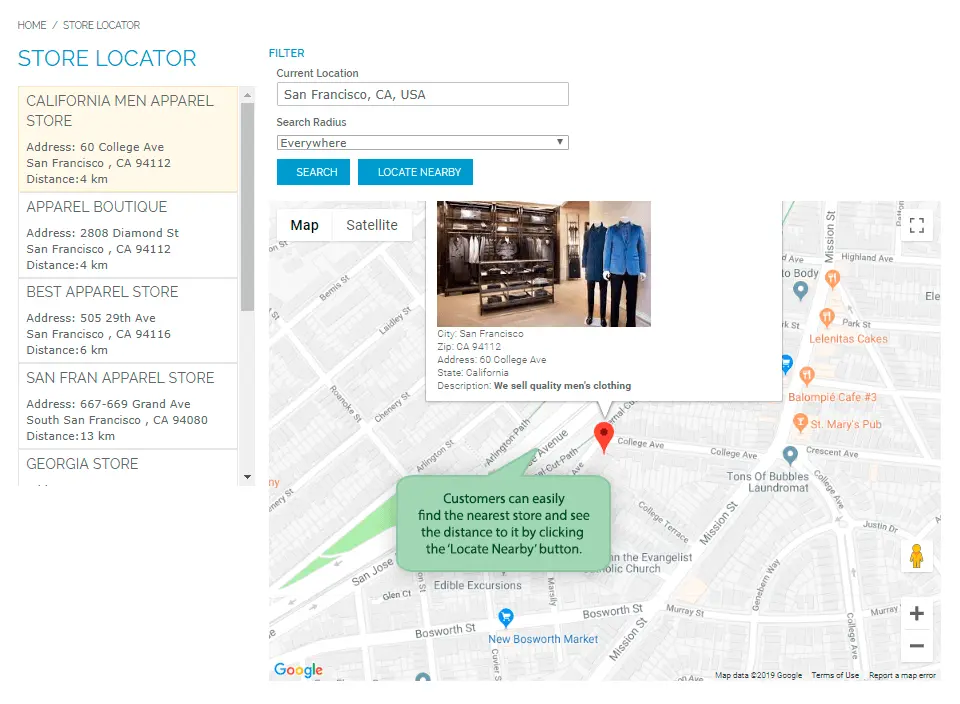 Magento 1 Store Locator Extension | Magento Store Finder