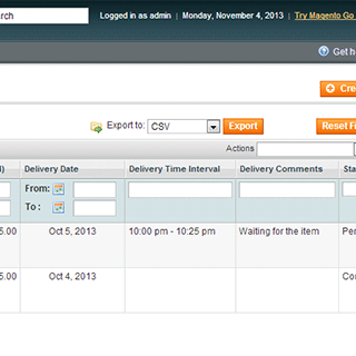 Magento Delivery Date And Time - Delivery Schedule Extension
